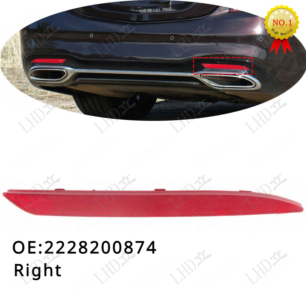 Right Rear Bumper Reflector For Mercedes Benz W222 S550 S600 W292 GLE ...