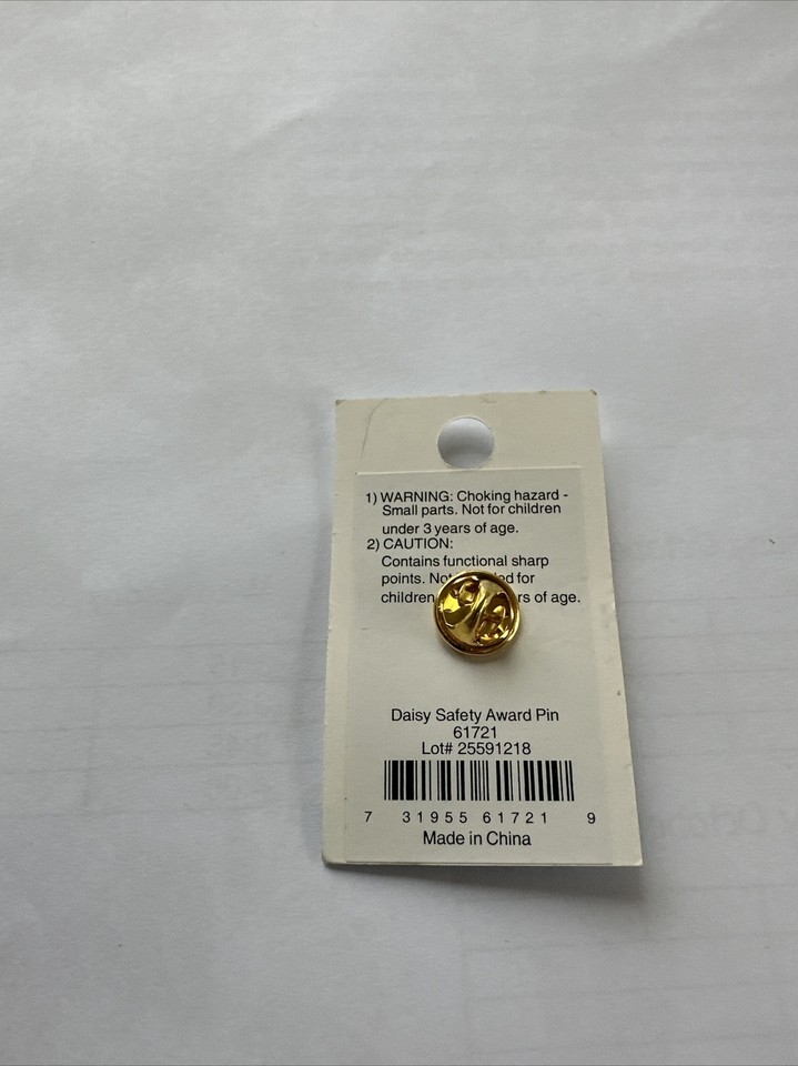 Girl Scout Daisy Safety Award Pin Item#61721 | eBay
