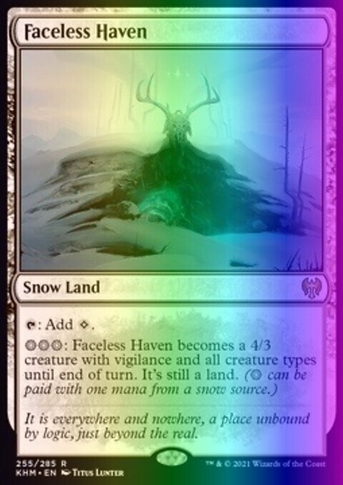 MTG Magic the Gathering Faceless Haven (255/463) Kaldheim LP FOIL | eBay