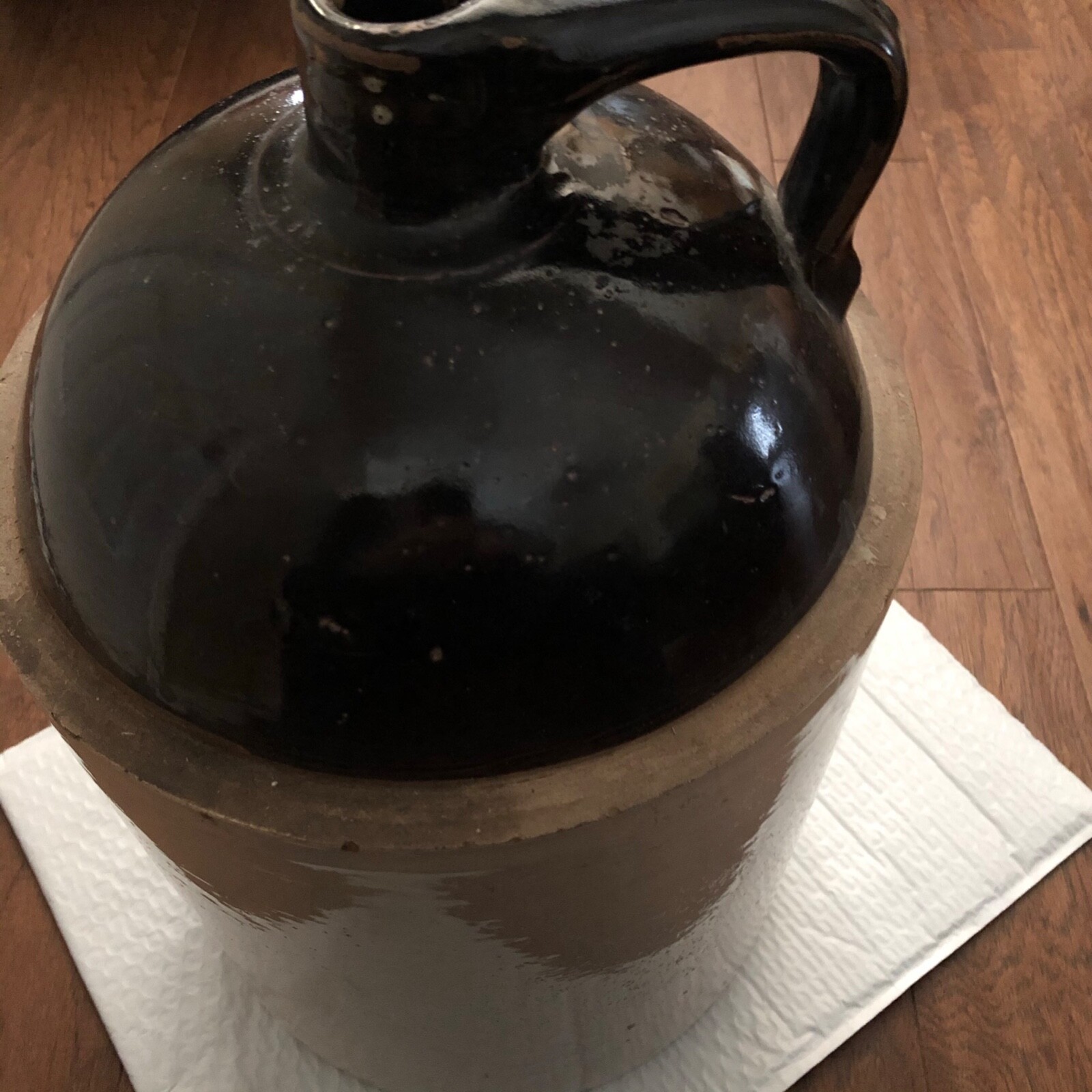 Antique 5 Gallon Love Field Potteries Dallas Jug Crock Whiskey ...