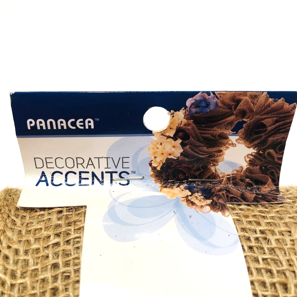 Panacea Decorative Accents Burlap Garland Brown 30FT Autumn Fall Decor ...