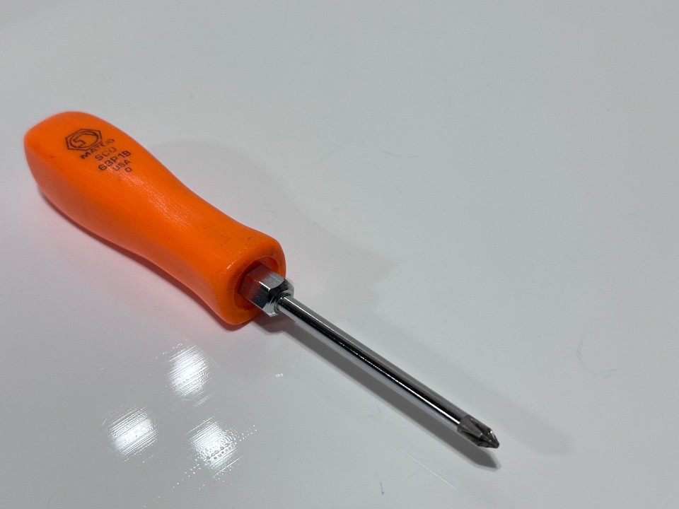 Matco Tools USA SPO 63P1B #1 Phillips Tip Orange Hard Handle ...