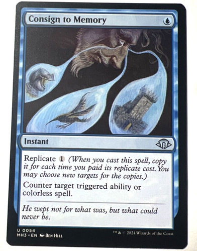 CONSIGN TO MEMORY MAGIC THE GATHERING UNCOMMON INSTANT MODERN HORIZONS ...