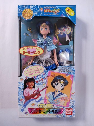 Sailor Moon Chara Talk Mercury Doll Figure Vintage BANDAI | eBay Australia