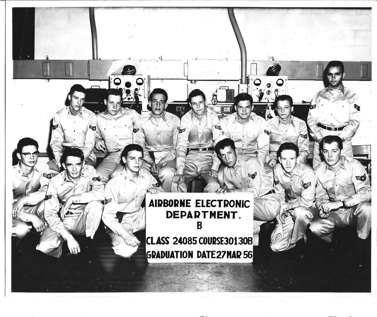 Sampson Air Force Base, NY, Class 24085 1956 Airborne Original Group ...