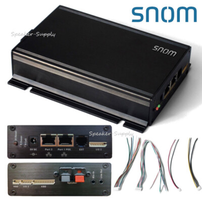 Snom PA1+ Plus Broadcast over IP System SIP PoE PA1 Paging Adapter ...
