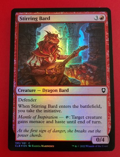 1x Stirring Bard | FOIL | Battle for Baldur's Gate | MTG Magic Cards | eBay
