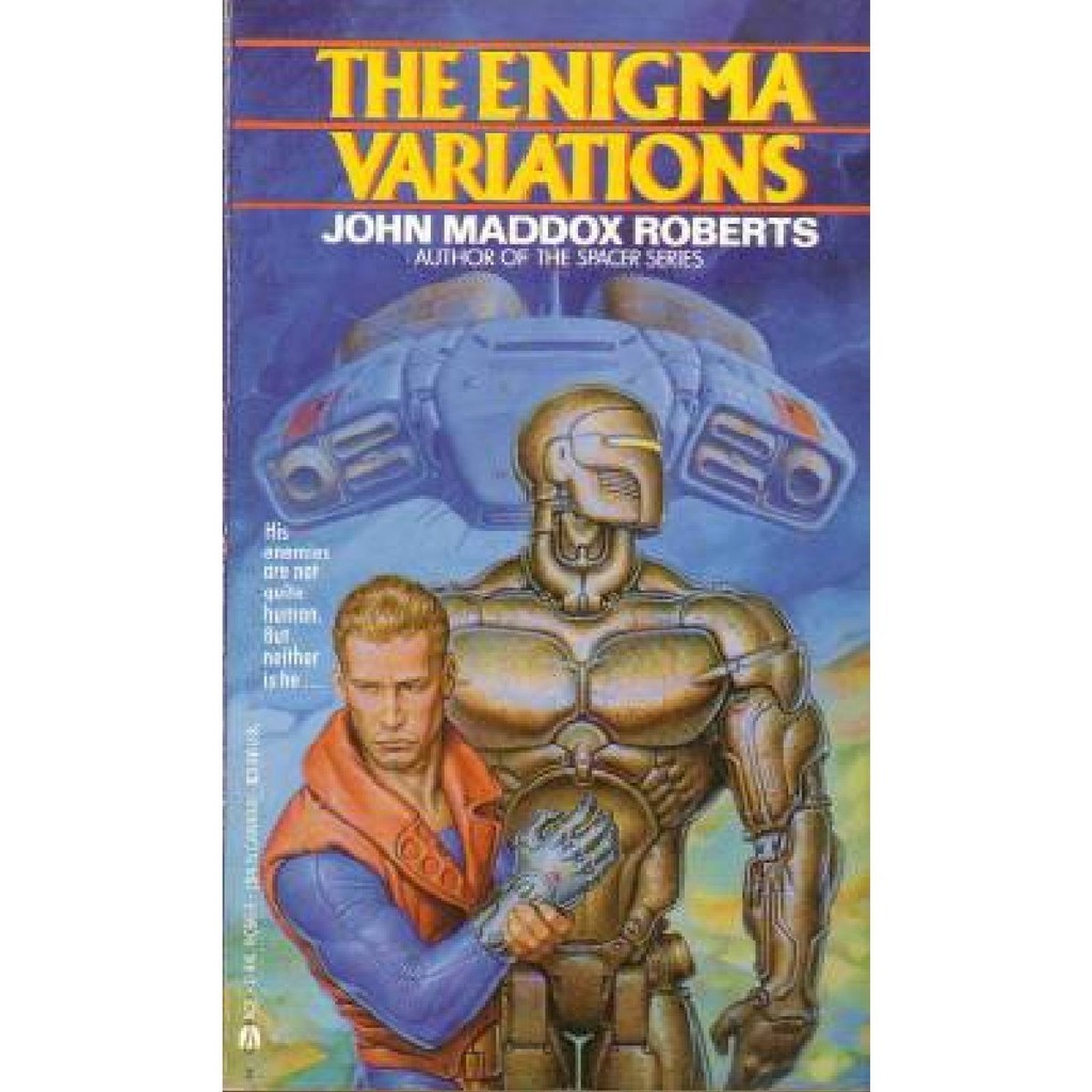 John Maddox Roberts ENIGMA VARIATIONS 1st PB 1989 #2 36M | eBay