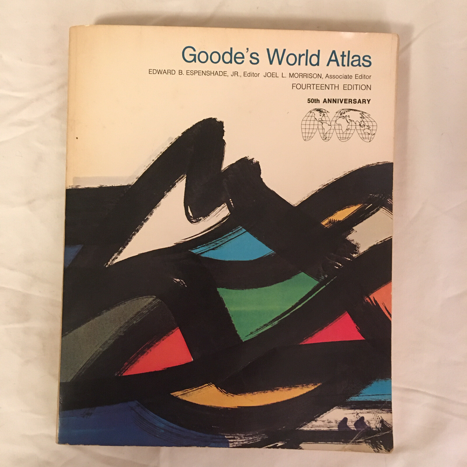 Vintage 1975 Goode's World Atlas Fourteenth Edition 50th Anniversary ...