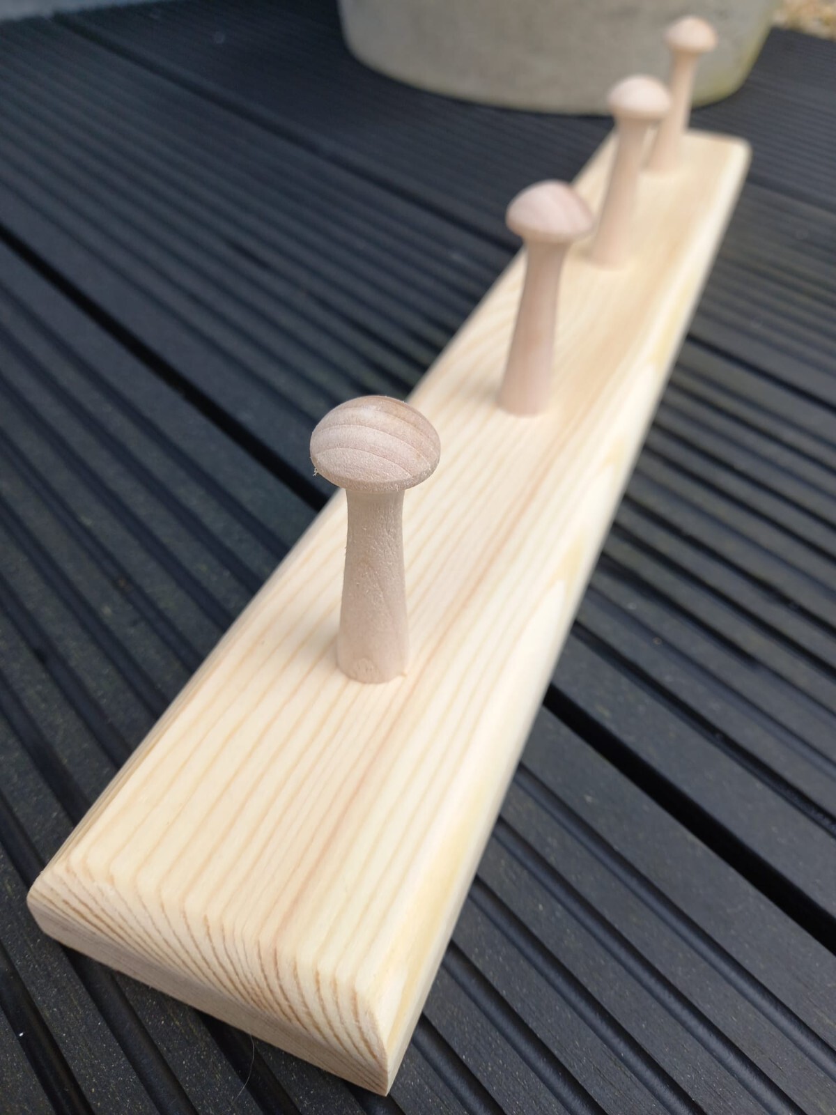 Wooden Peg Coat rack shaker style peg shelf birch shaker peg coat hook ...