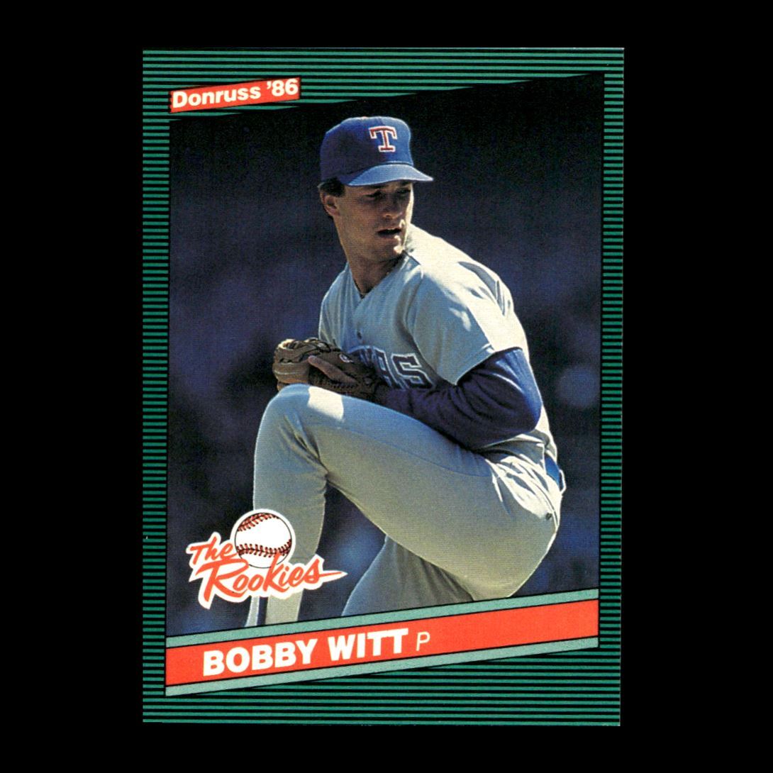 Bobby Witt 1986 Donruss The Rookies Texas Rangers #49 Nice R304 | eBay