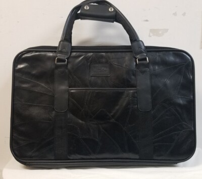 WILSON/ROSS BlACK LEATHER MESSENGER, LAPTOP,BRIEFCASE BAG. | eBay