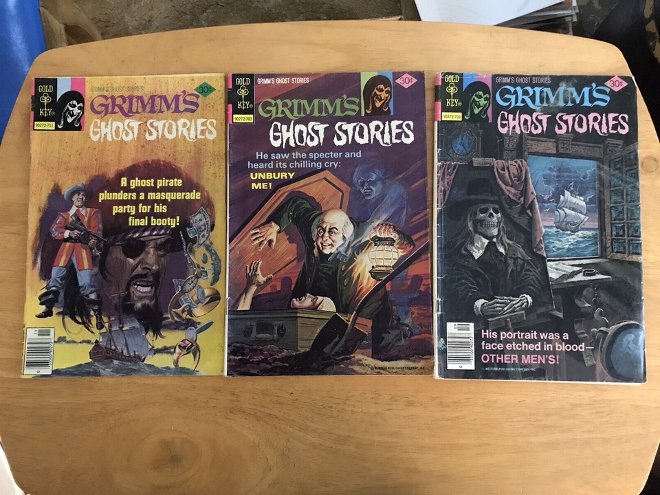 Lot of 12 Gold Key Bronze Age Horror Comics Grimm's Ripley's and Boris ...