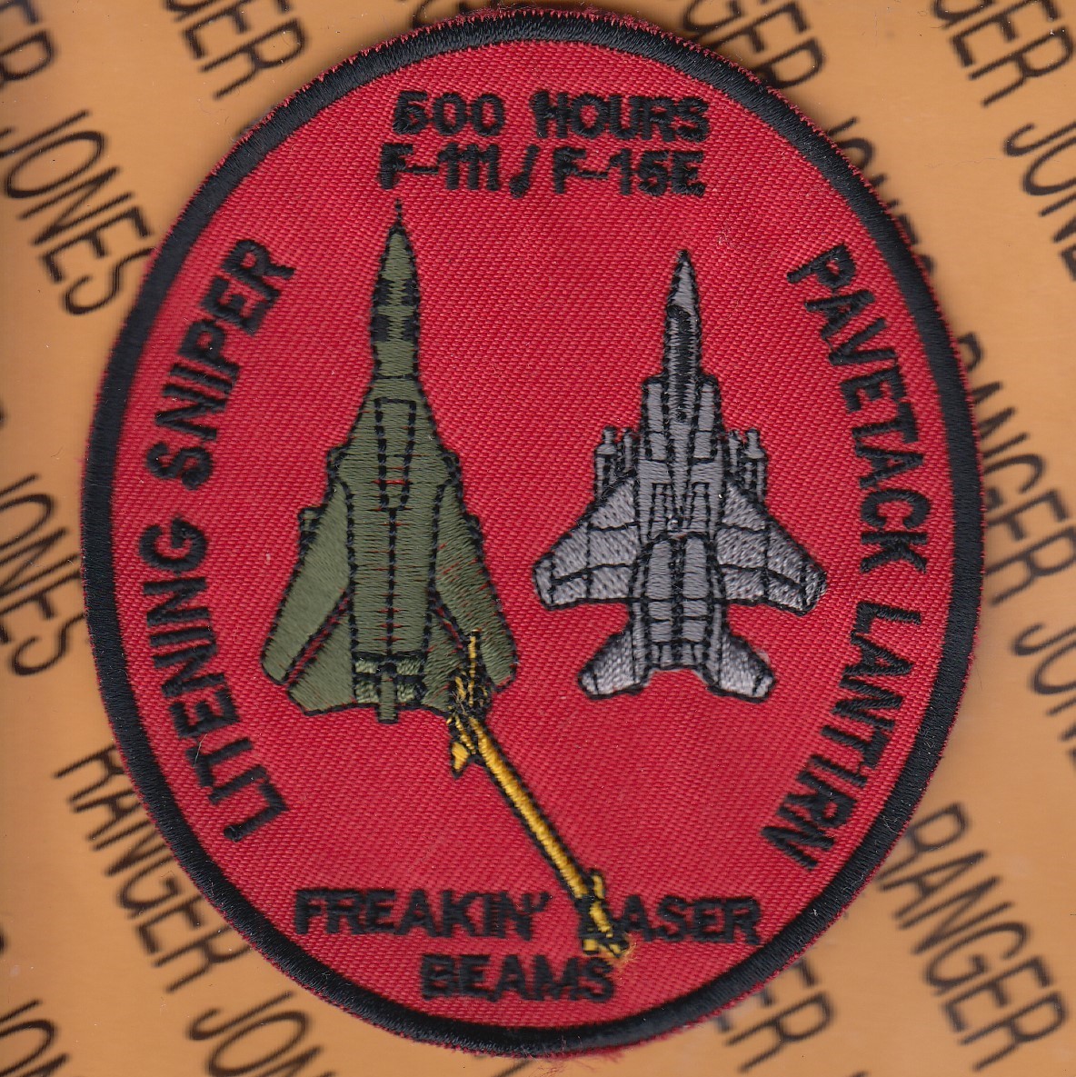 USAF 391st Fighter Squadron 500 Hours F-111 F-15E Litening Lantirn FS 4 ...