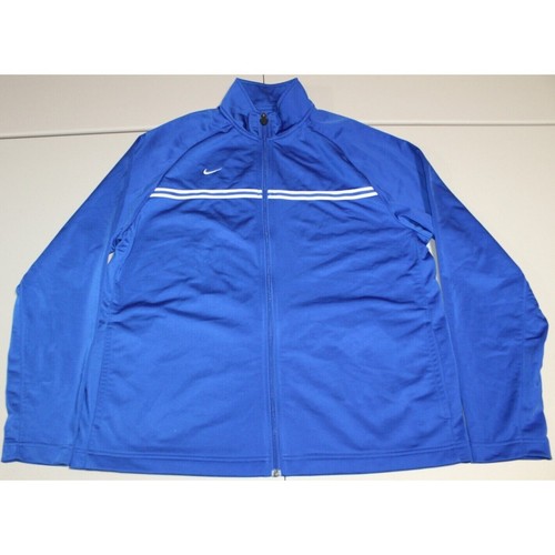 Men Nike Warm Up Rio Soccer Track Full Zip Jacket XL Blue Running ...