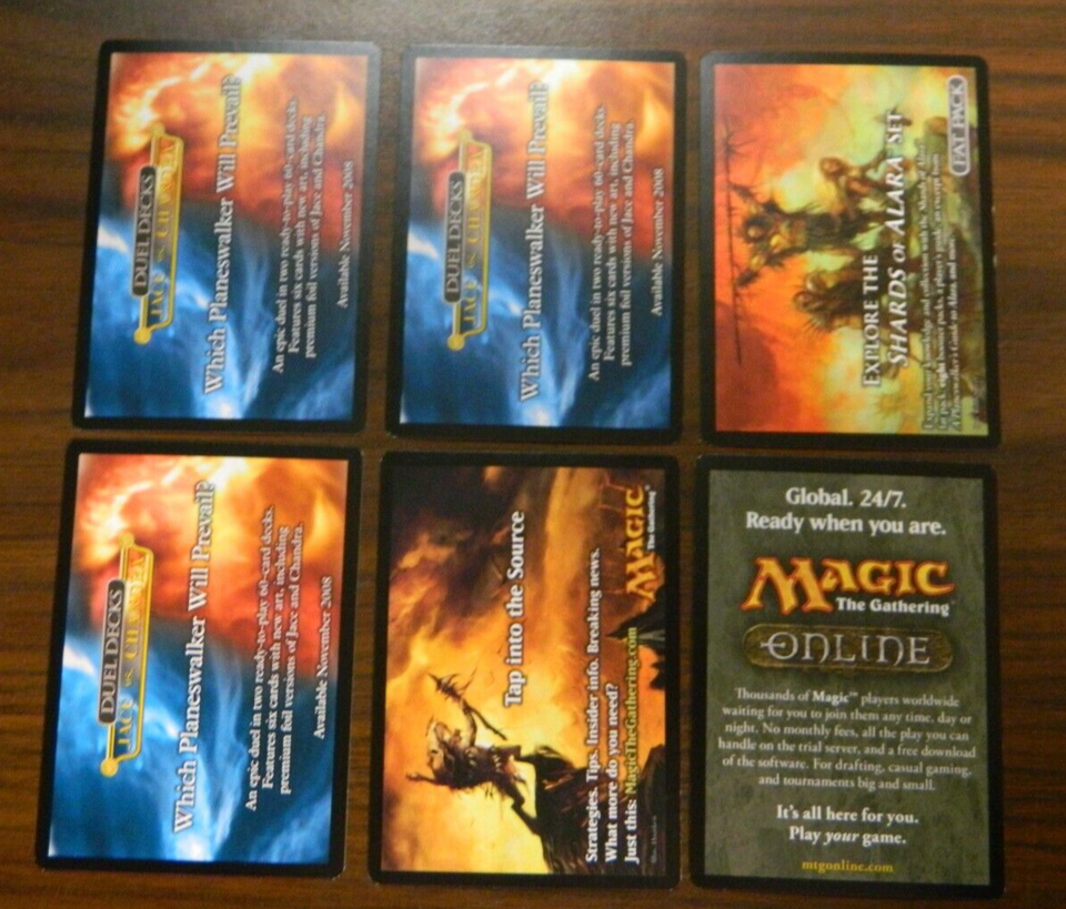 MTG Shards Of Alara Skeleton Token x6 (2008) Excellent - NM Condition ...