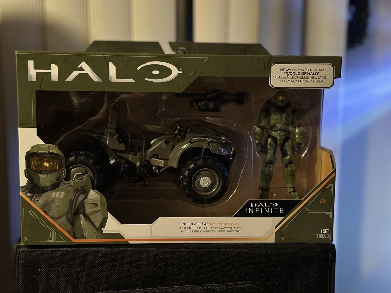 Jazwares Halo Infinite World Of Halo Mongoose with 4” Master Chief Set ...