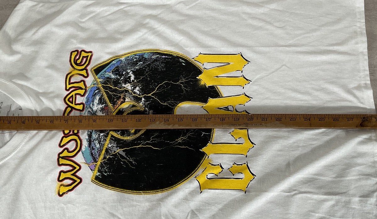 Wu-Tang Clan World Logo Classic Vintage Concert Rap T-shirt Wu-Tang Clan World Logo Classic Vintage Concert Rap T-shirt