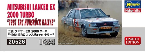 Hasegawa 1/24 kit Mitsubishi Lancer EX 2000 Turbo 1981 ERC Hunsruck ...