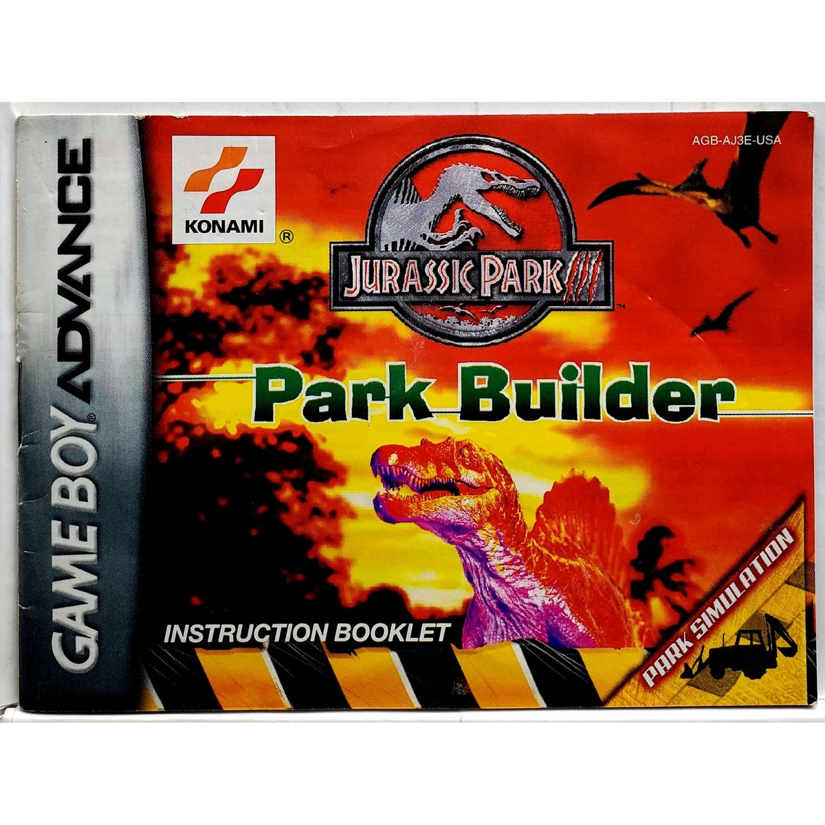 Jurassic Park Builder Logo Jurassic Park III Park Builder Game Boy