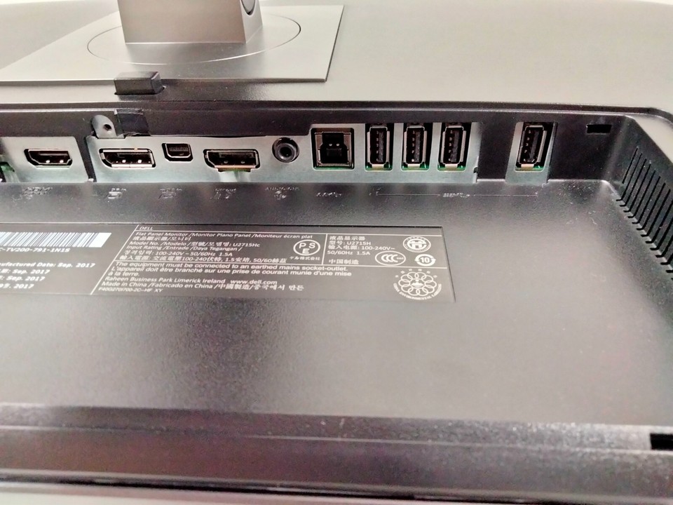 Dell UltraSharp U2715Hc 27"QHD 2560x1440 HDMI DP mDP USB 3.0 Monitor no ...