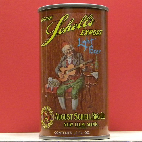 Schell Export Light Beer S/S Can Guitar Player New Ulm Minnesota 541 H ...