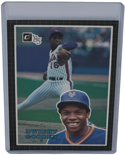 Dwight Gooden 1985 Donruss Action All-Stars Jumbo Rookie Card N.Y. Mets ...
