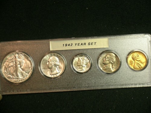 1942-P Very Choice AU/BU Philadelphia Mint Year Set 42P1 | eBay