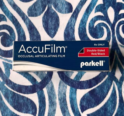 AccuFilm Occlusal articulating film double sided Red/Black Parkell 250 ...