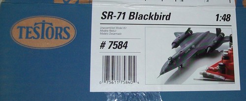 1/48 Testors SR-71 Blackbird Model Kit #7584 (NEW - Open Box) | eBay
