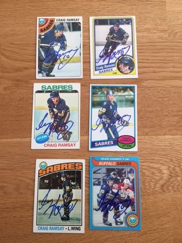 Buffalo Sabres Craig Ramsay signed 1976 -77 Topps card | eBay