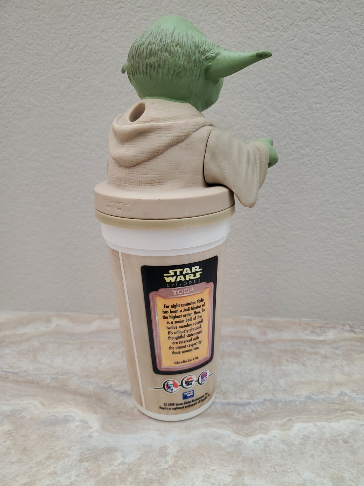 Vtg. 1999 Star Wars Ep.1 YODA Jedi Cup Pepsi Burger King KFC Pizza Hut ...