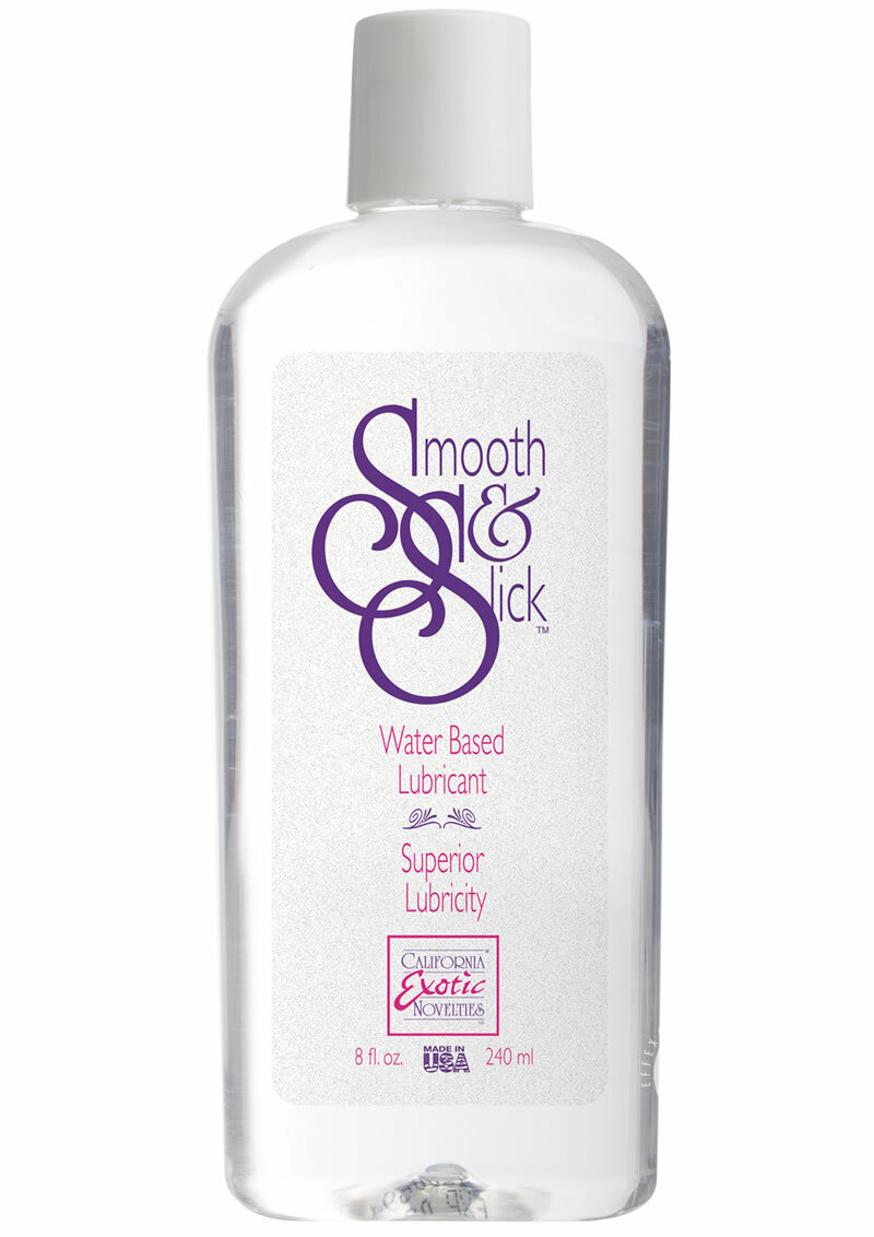 Smooth and Slick Water Based Personal Lubricant Lube Moisturizer 8 oz ...