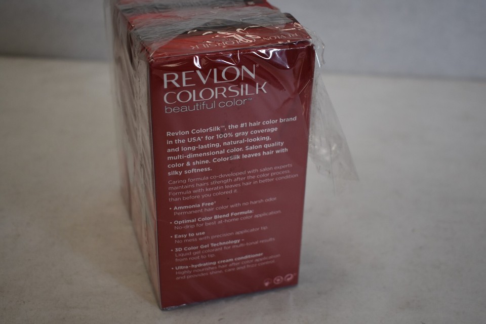 (3 Pack) Revlon ColorSilk Beautiful Color 30 Dark Brown New Distressed ...