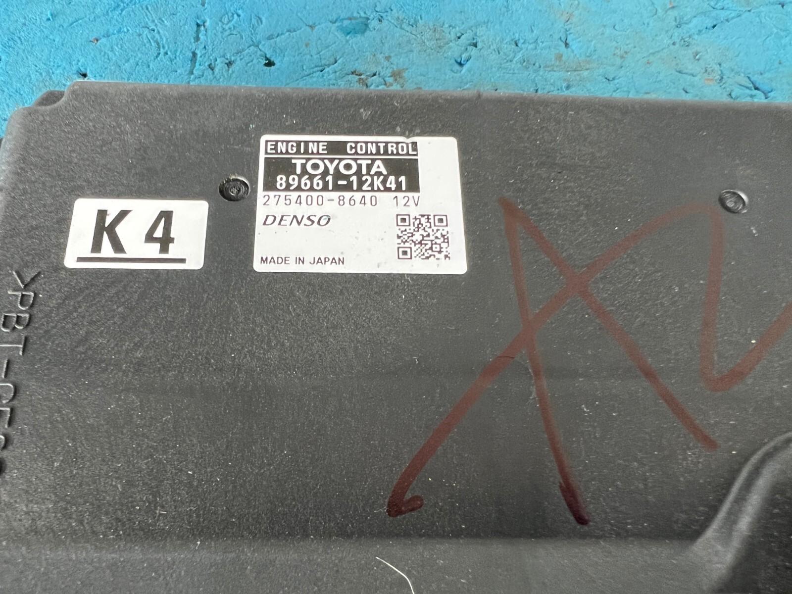 07-13 TOYOTA COROLLA, SEDAN, AUTO, SECURITY SET (ECU,KEY IGNITION ...