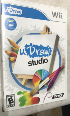 NINTENDO Wii U Draw Studio Video Game No Tablet Includes Manual Tested ...