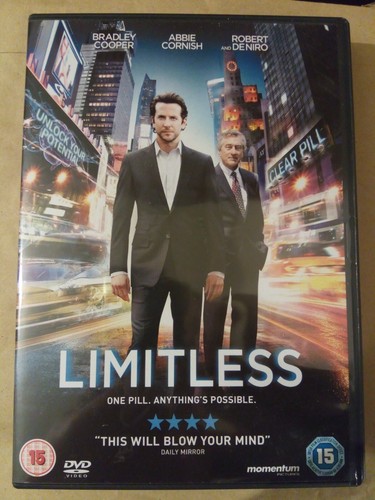 LIMITLESS DVD - REG 2 - BRADLEY COOPER, ROBERT DE NIRO, ABBIE CORNISH ...