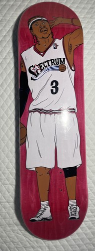 VERY RARE Allen Iverson NBA 76ers Spectrum Limited Edition Skateboard ...