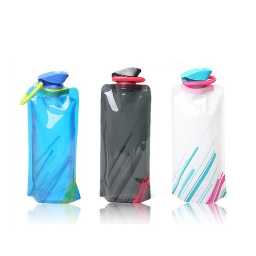 1PC Portable Ultralight Foldable Water Sac Soft Flask Bottle Outdoor ...