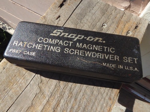 Vintage Snap-On Magnetic Ratcheting Screwdriver Set PB67 | eBay