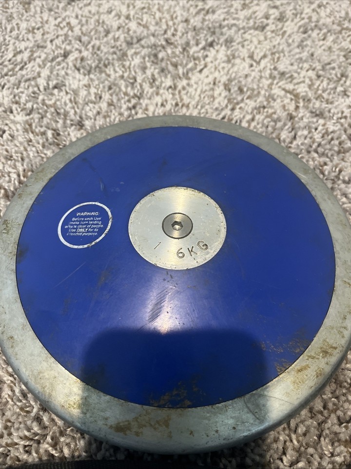 1.6 kg Pack Of 2 Discus Blue High School 8.50" Round Throwing Track & Field BSN | eBay