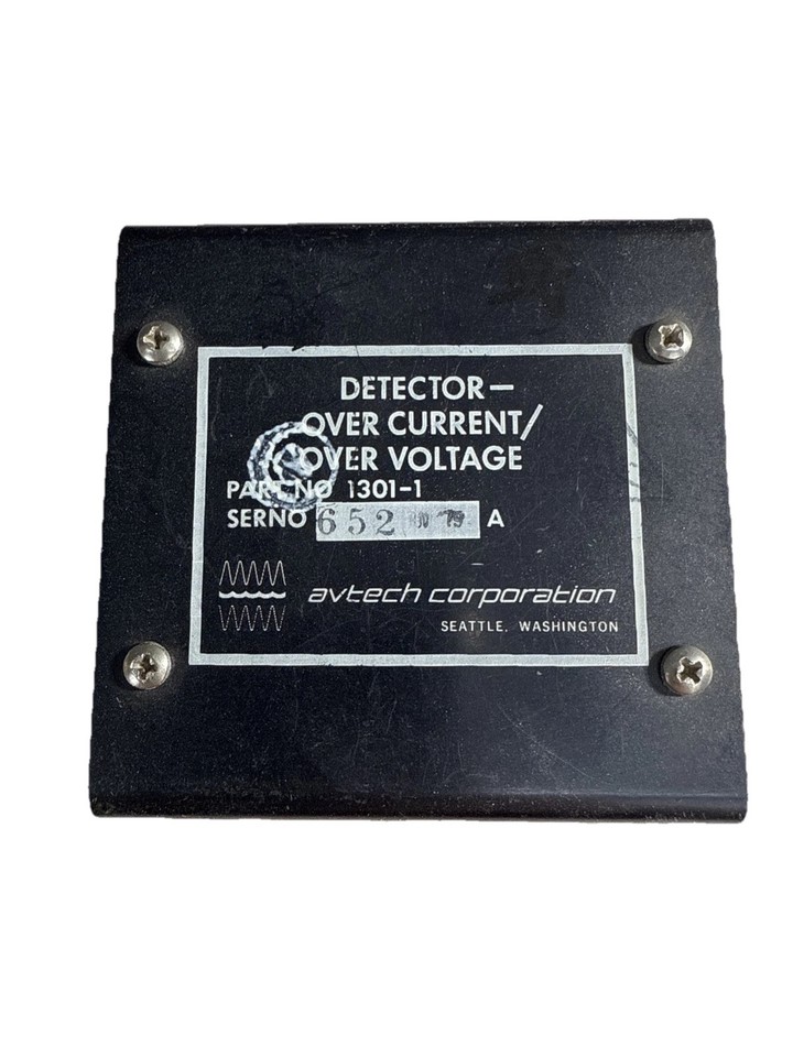 Avtech 1301-1 Overcurrent Voltage Detector Aircraft | eBay