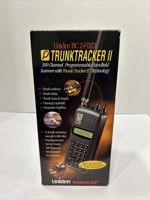 Uniden BC245XLT TrunkTracker II Bearcat Handheld 300 Channel Scanner | eBay