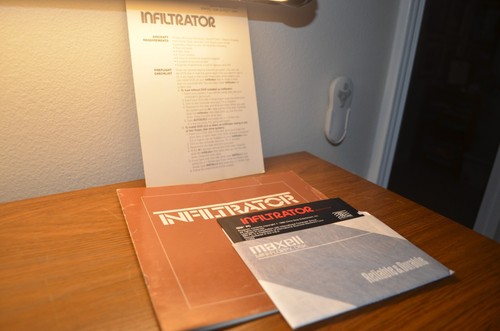 VINTAGE IBM PC 1986 INFILTRATOR BY CHRIS GRAY 5.25" Computer Game ...