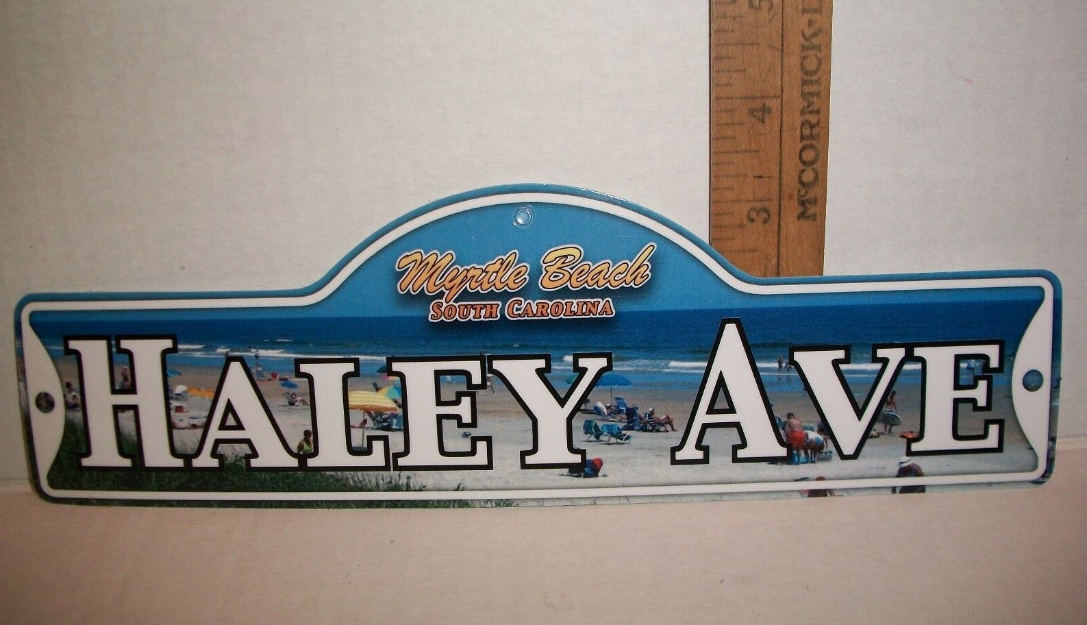 DOOR OR WALL SCANDICAL MYRTLE BEACH SOUTH CAROLINA NAME ROAD SIGN HALEY ...