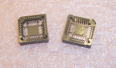 QTY (10) 28 PIN SMD PLCC SOCKETS PLCC-28P-T-SMT-TR FCI ROHS | eBay