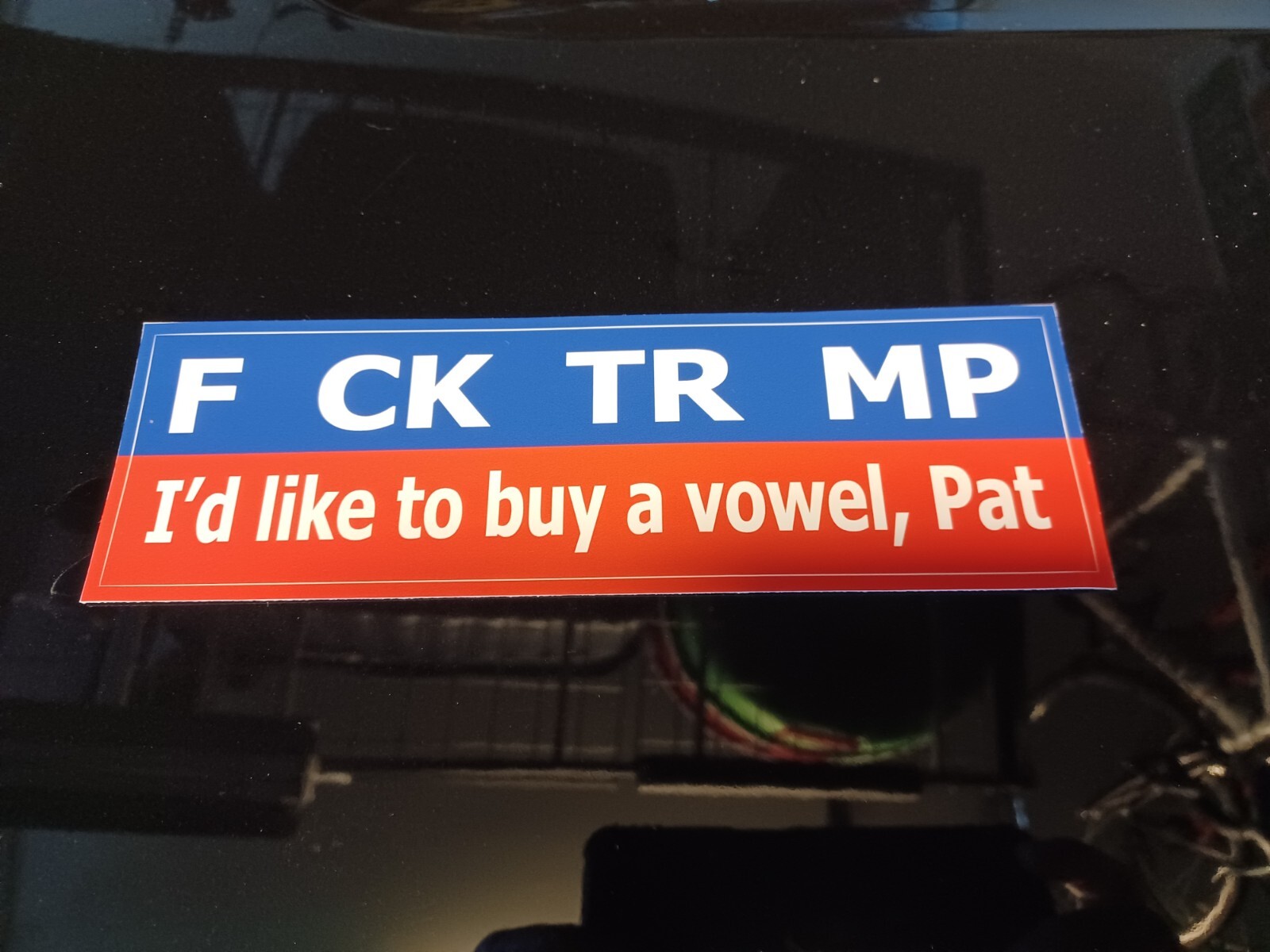 F CK TRUMP BUMPER STICKER, DECAL / ANTI TRUMP | eBay