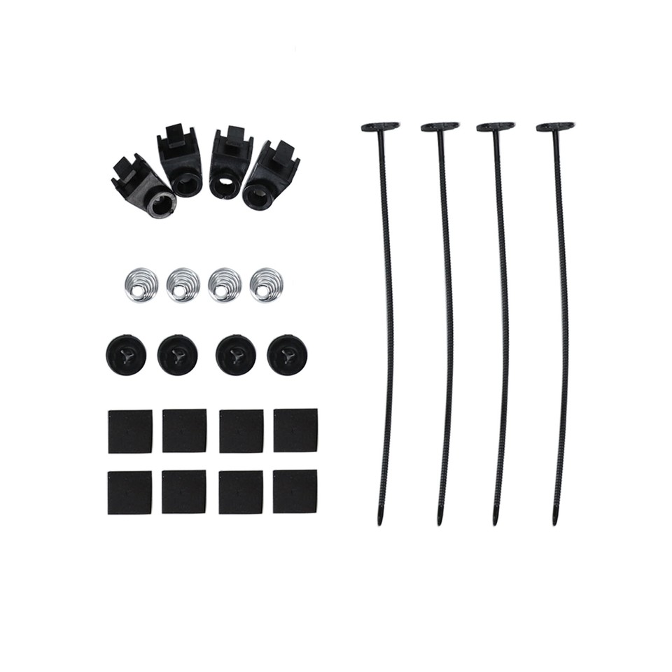 2pcs 12"Electric Cooling Fan 12 Volt Push-In Radiator Fin Probe ...