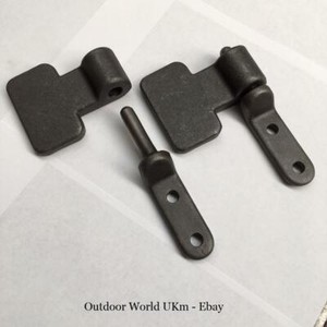 Trailer Tail Gate Hinges Pins Gudgeons Hangers Wrought Iron Bolt Weld ...