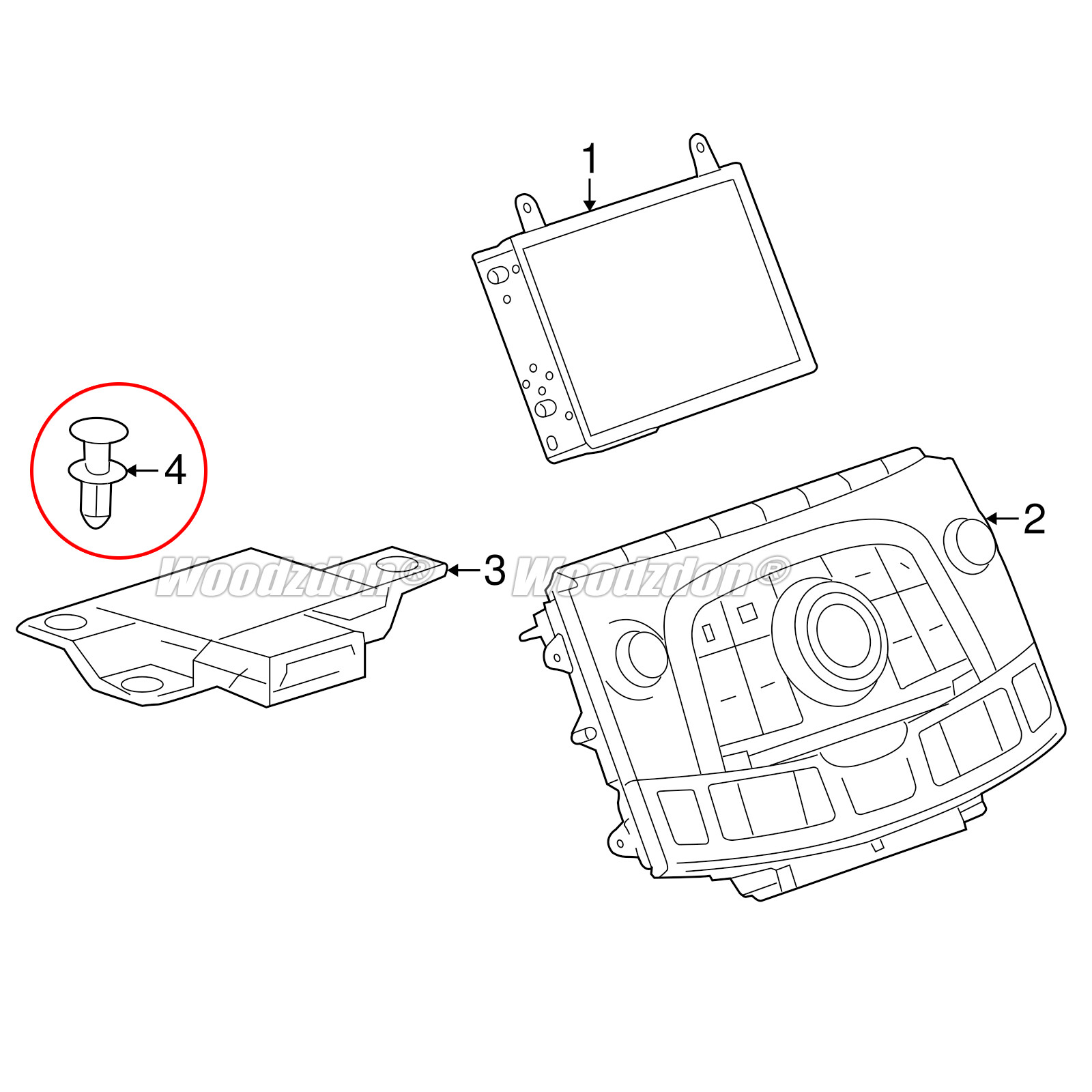 50pc Radiator Core Support Upper Panel Cover Retainer Nylon Clip For GM ...